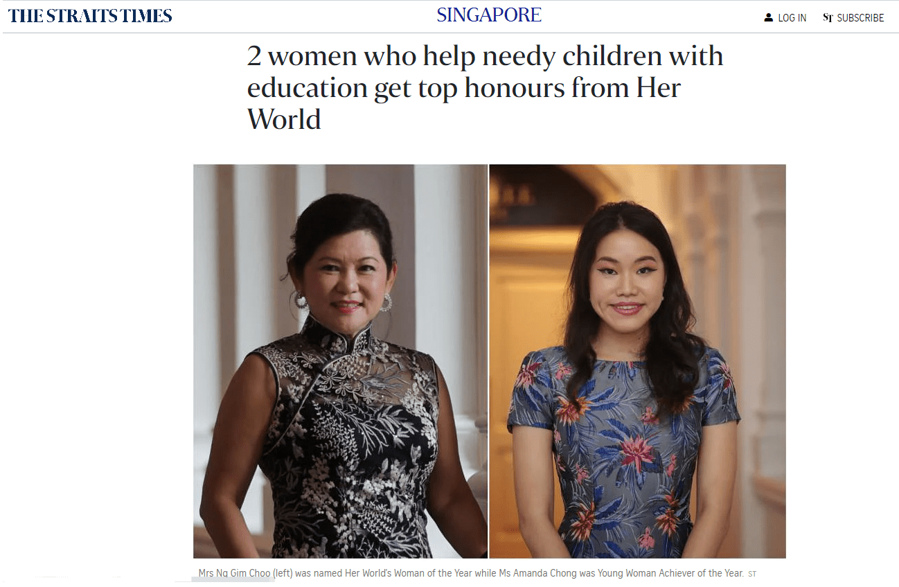 EtonHouse’s Founder and Chairwoman, Mrs Ng Gim Choo, named Her World’s ...